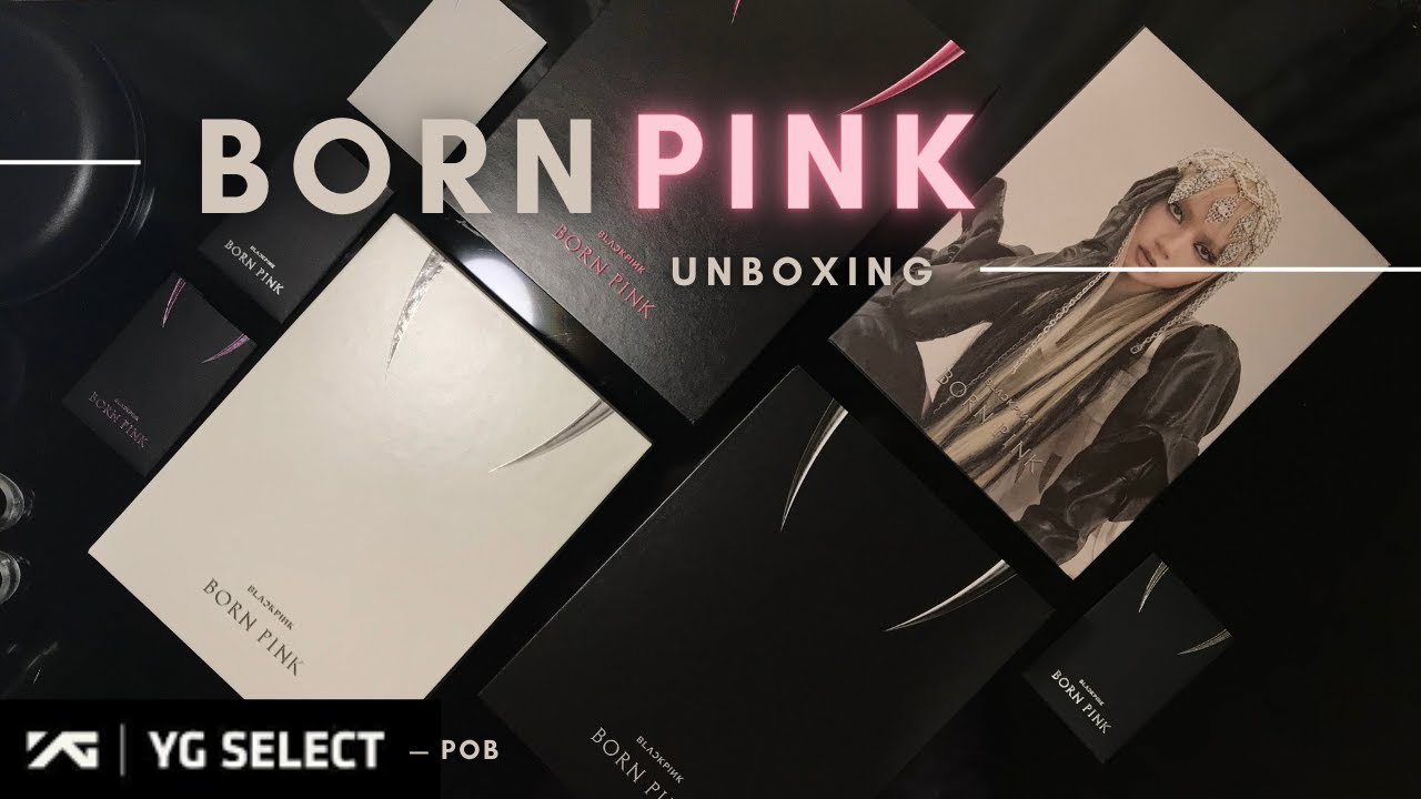 BLACKPINK Born Pink 2nd Full Album│unboxing📦 all versions + Lisa ...