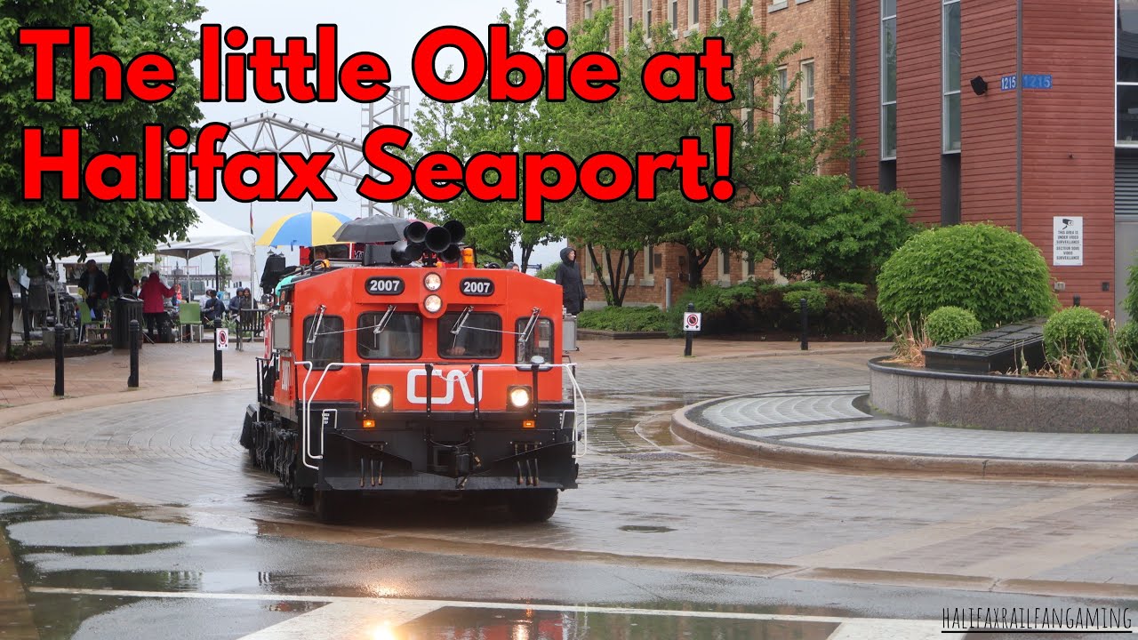 CN’s Little Obie at the Halifax Seaport for Safety Week! - YouTube