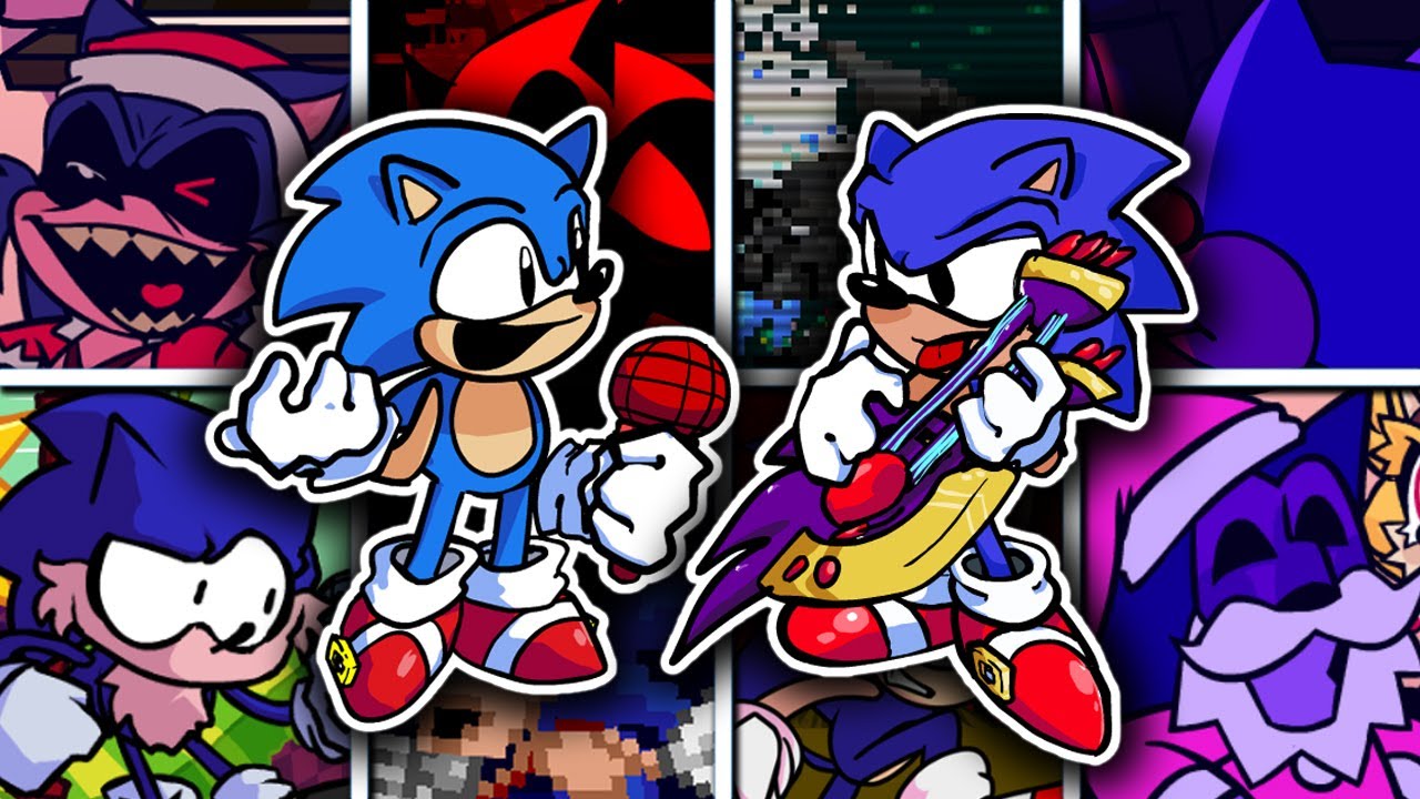 Forces but Different Sonic Characters Sings 🐱(Vs Santiago) - FNF Cover ...