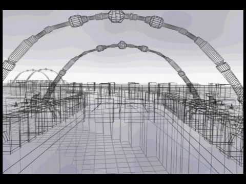 3d Animation Forced Wireframe - YouTube