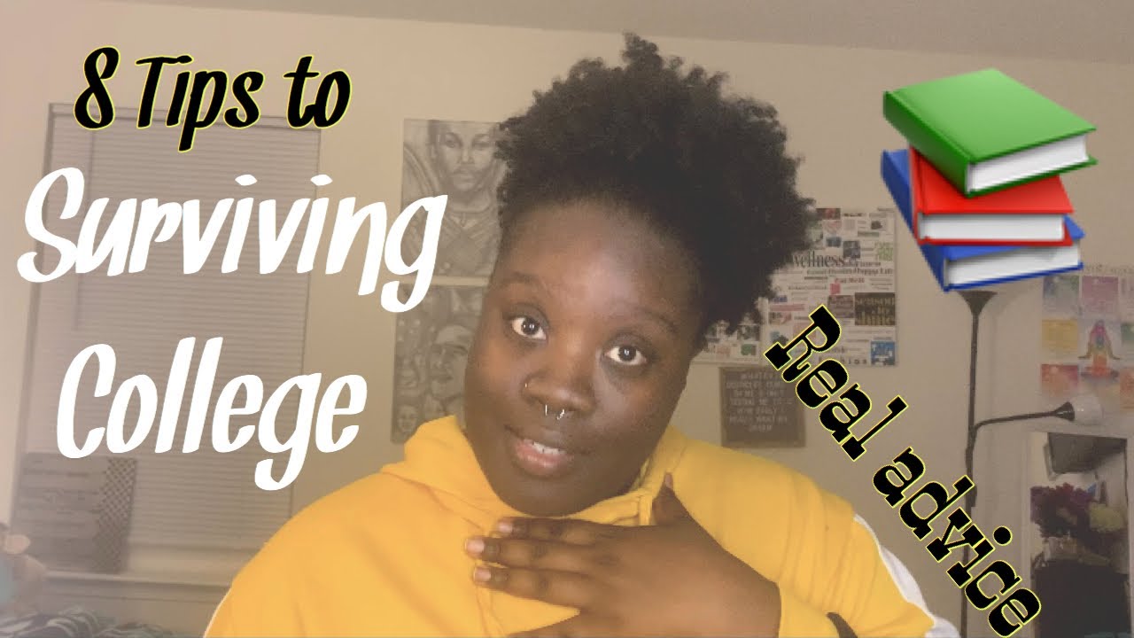HOW TO SURVIVE COLLEGE 101! 8 TIPS TO HELP GET YOU THROUGH IT🤓 - YouTube