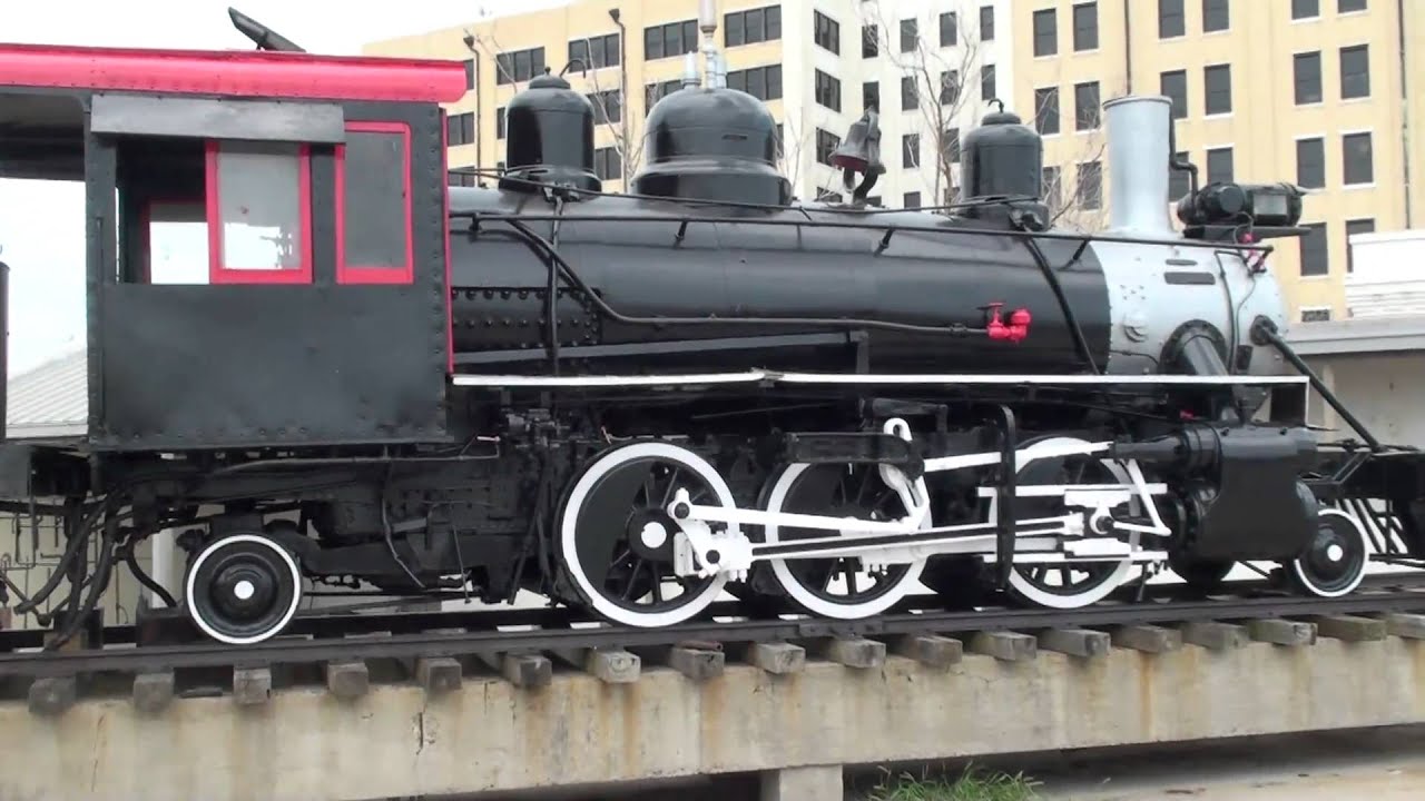 Railroad Museum Galveston, TX Steam Engine - YouTube