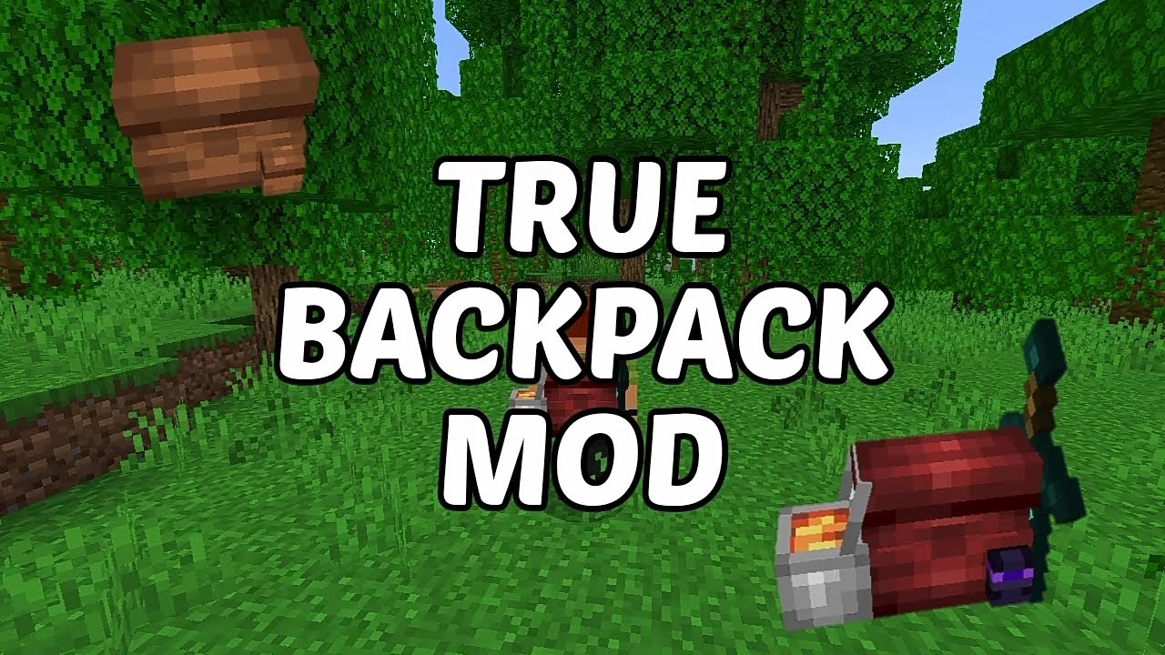 El mejor mod de mochilas para Minecraft pe 1.19+ - YouTube