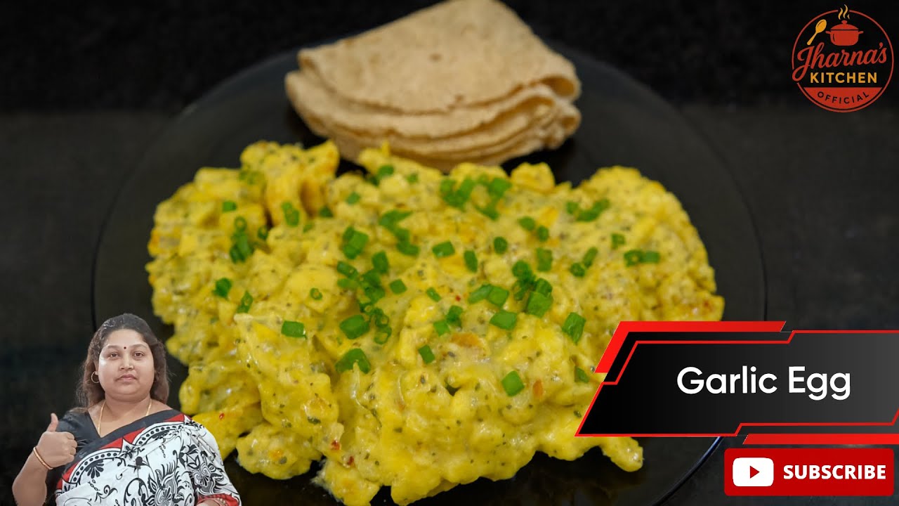 Garlic Egg | রসুন ডিম | Spicy Garlic Egg Fry Recipe | Jharna’s Kitchen ...