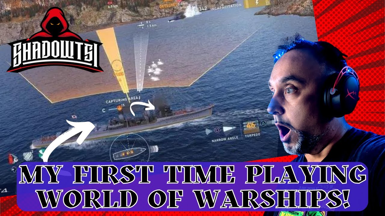 Never played world of Warships Before. Reaction - YouTube