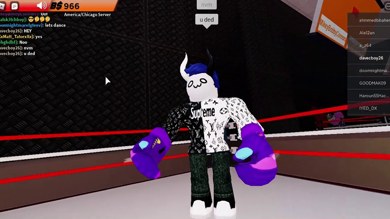 Roblox boxing league fighting people - YouTube