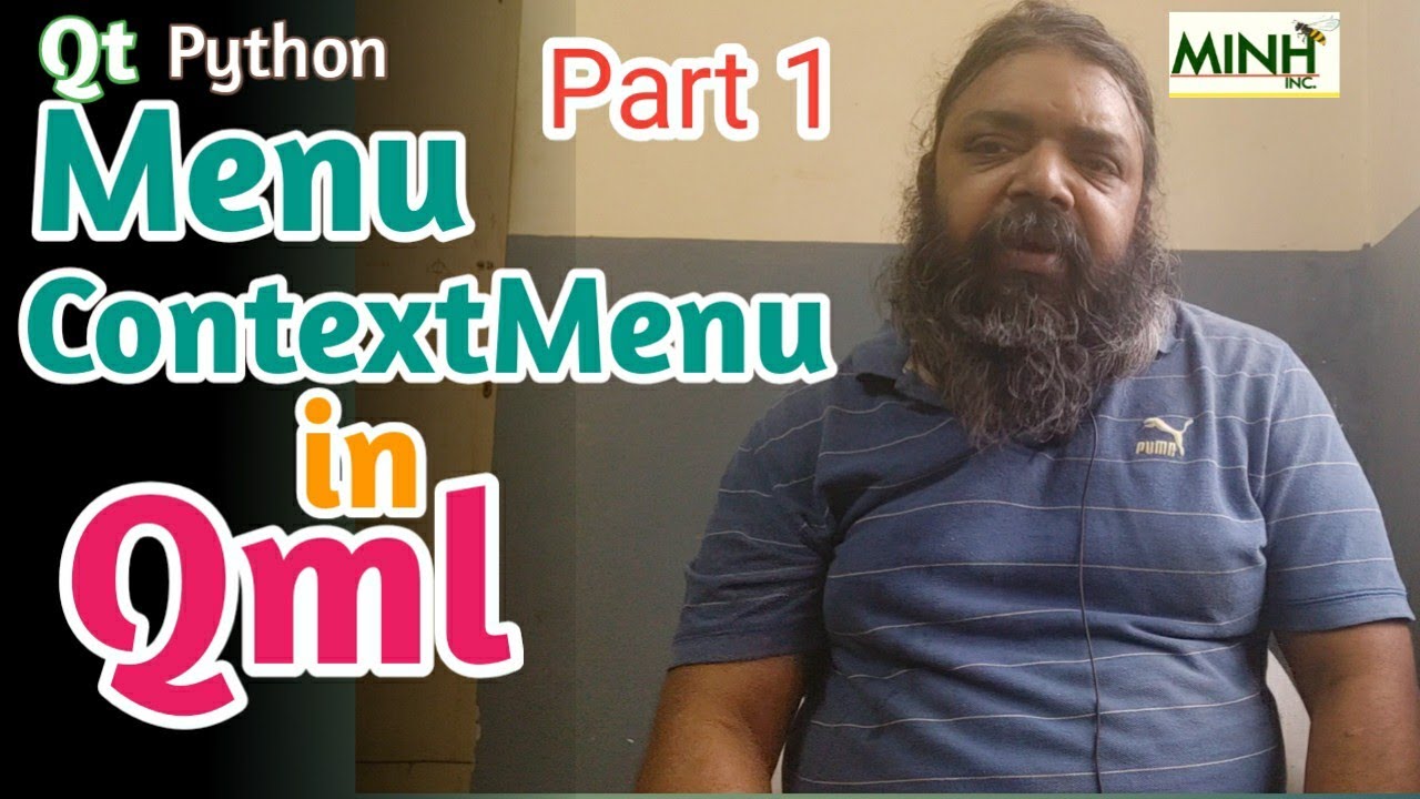 Menu In Qml Part 1 Python Qt Pyside6 Youtube 2151