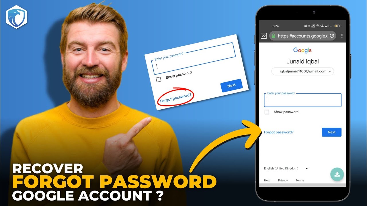 Recover Forgot Password 🔑 Google Account - YouTube