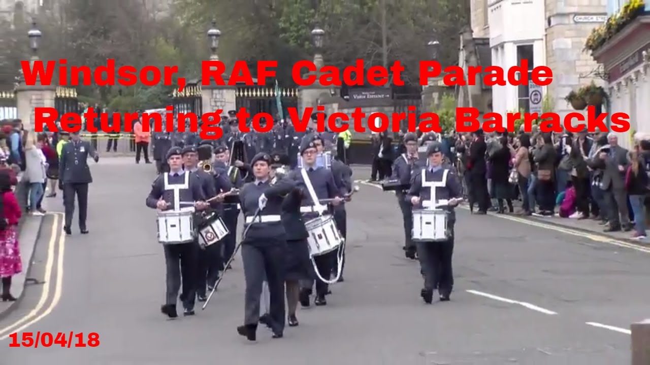 Cadets Windsor Parade Returning to Victoria Barracks April 2018 - YouTube