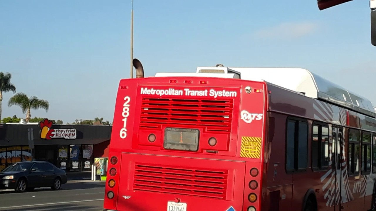 Mts bus departing - YouTube