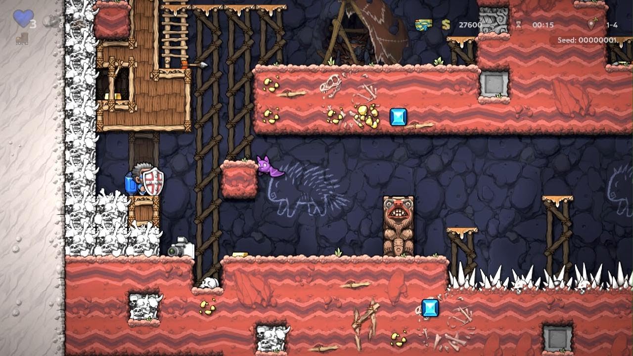 Spelunky 2 I GOT THE CLONE GUN!!!! - YouTube