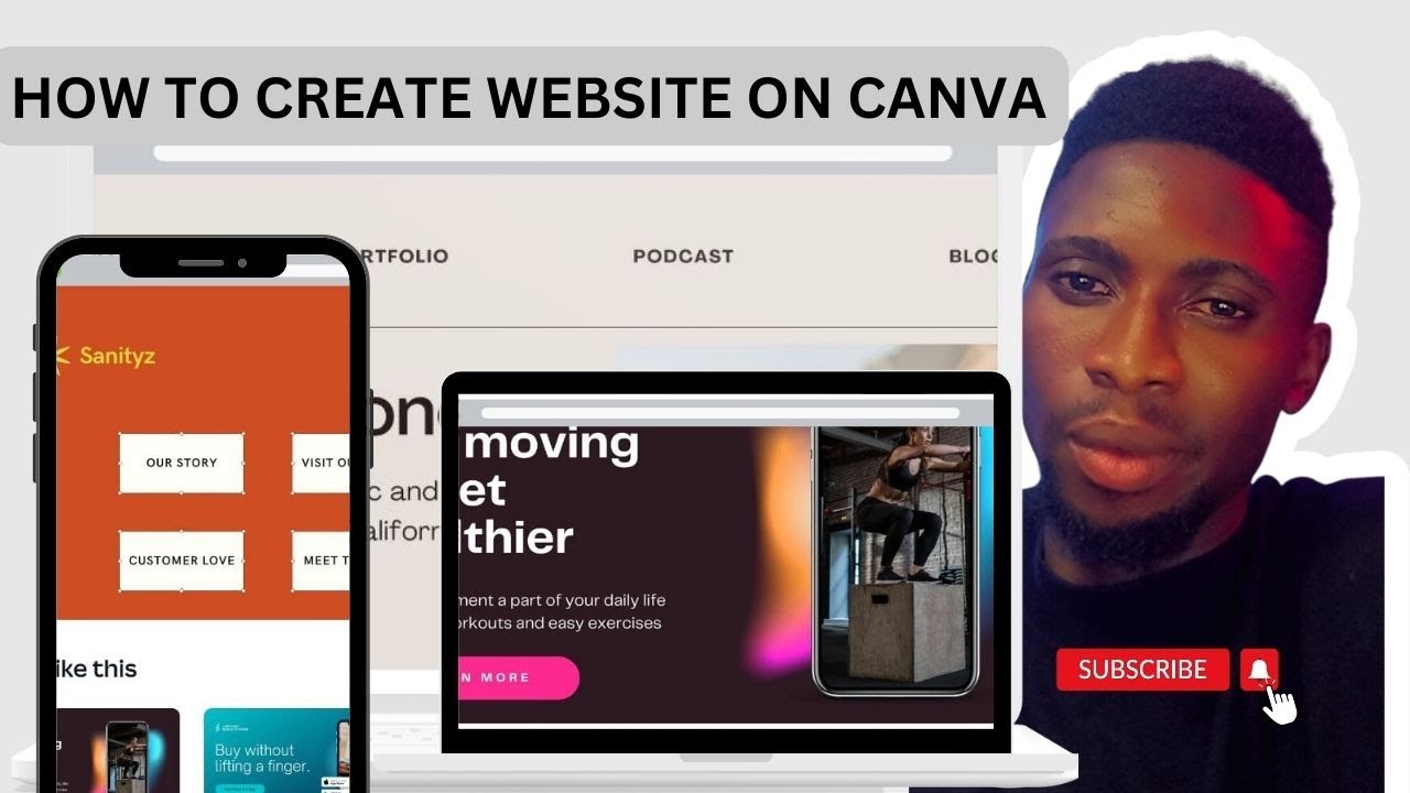 How to Create Any Website in Canva 2023 (this tutorial is for beginner who want to make canva ...