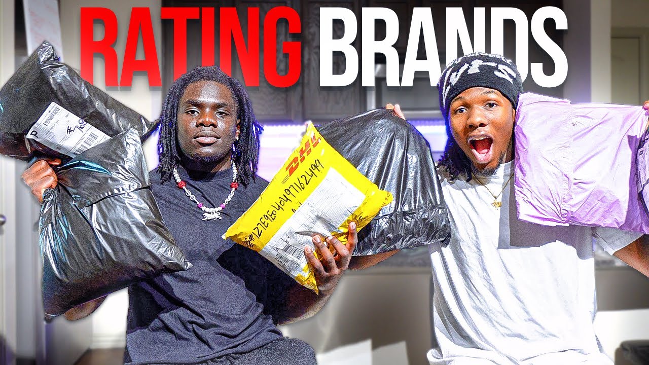 RATING CLOTHING BRANDS/P.O BOX OPENING!!! (How to run a clothing brand ...