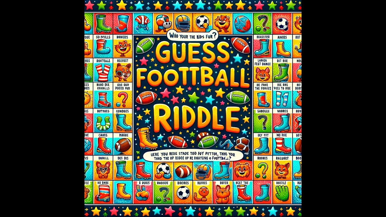 Guess The Football Riddle - YouTube