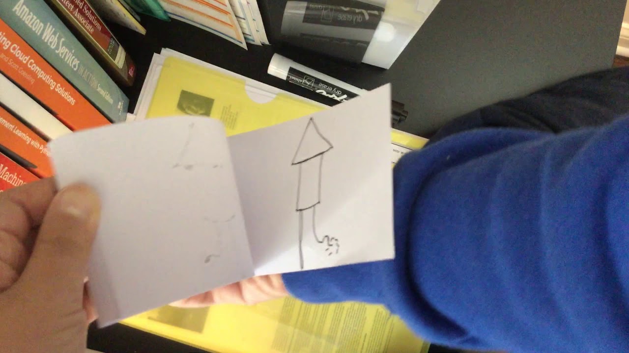 The amazing fireworks flipbook - YouTube