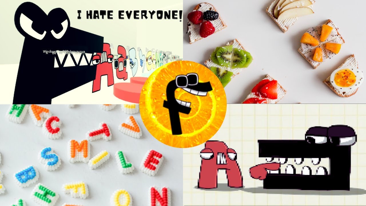 8 Alphabet Lore Food Alphabet - YouTube