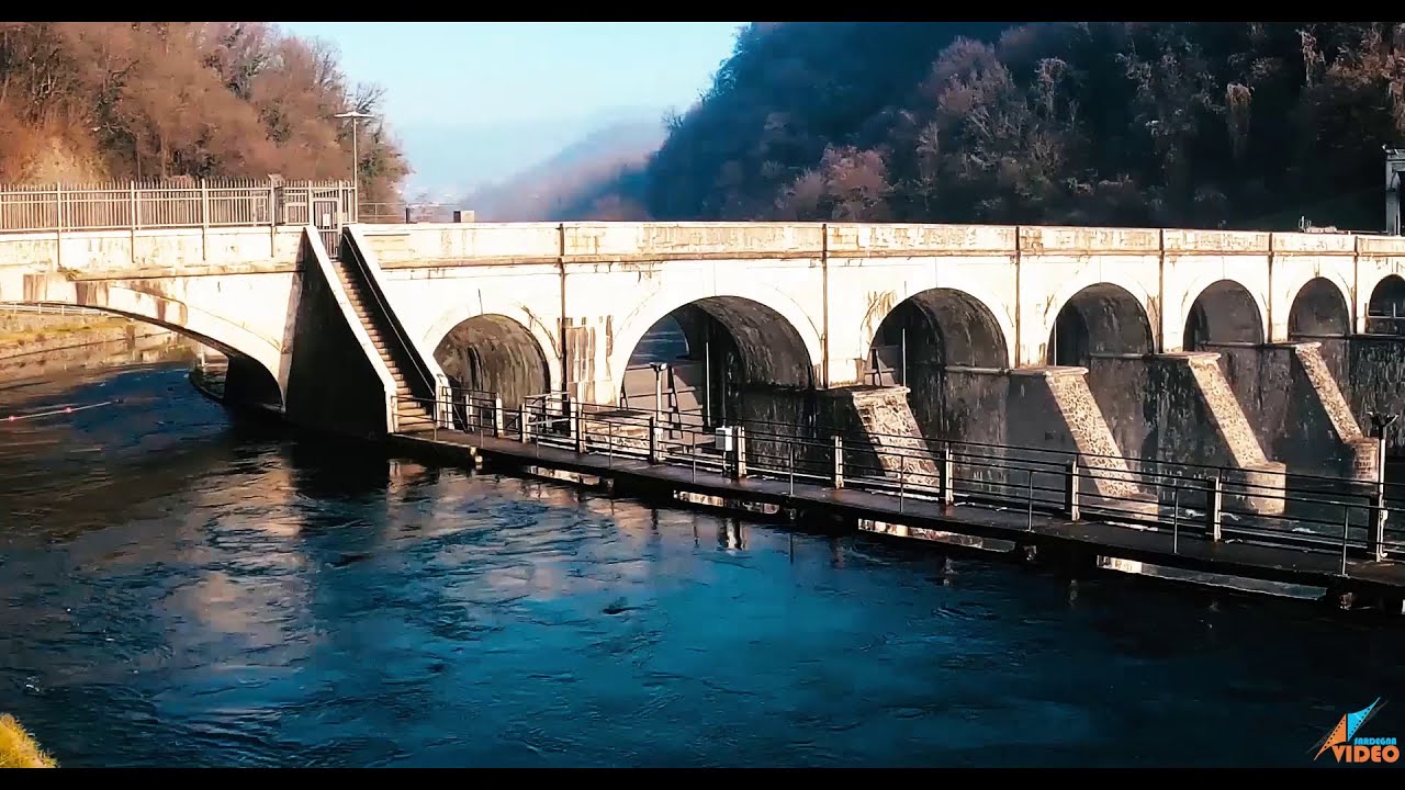 UNA PASSEGGIATA LUNGO LE SPONDE DEL FIUME ADDA - YouTube
