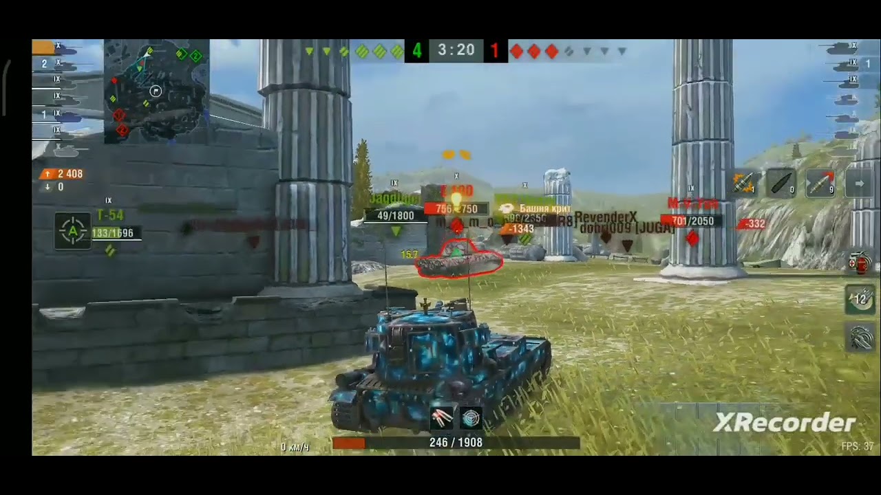 FV215b 183+ Hesh= - YouTube