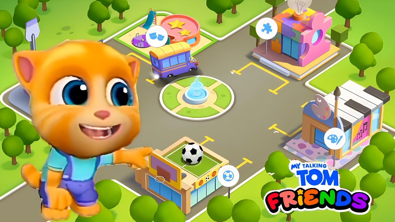 Tom Friends Exploring The Market Together 😍 - My Talking Tom Friends ...