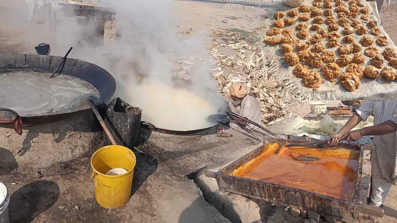 Gur Banane ka Trika | Natural Jaggery (Gur) Making | Traditional Jagery ...