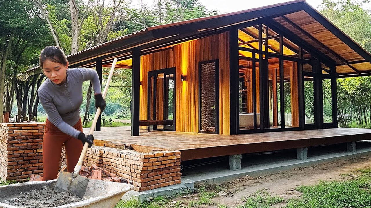 Home Building Techniques | I Use the BEST Skills to Build a Beautiful ...