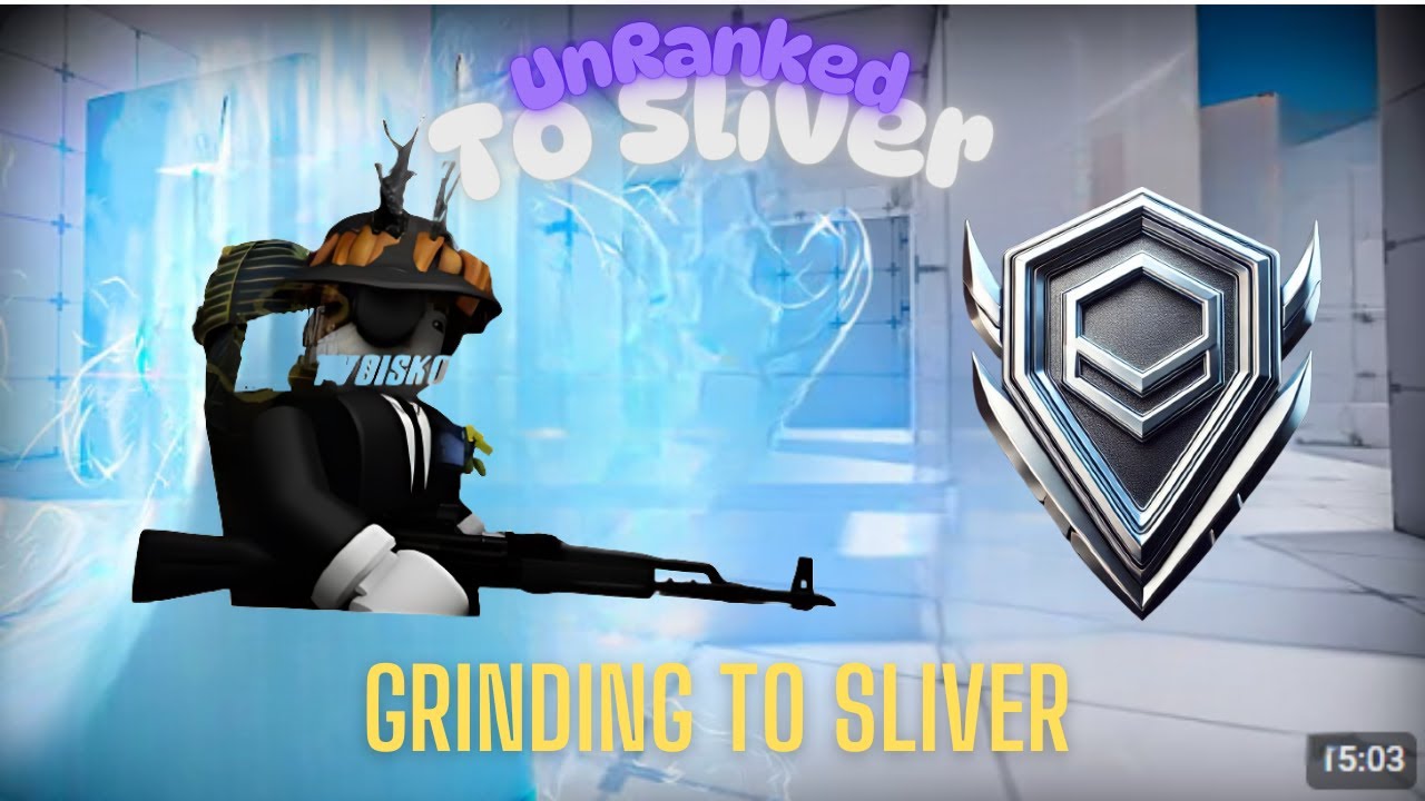 UNRANKED to SLIVER RANK in Roblox Ranked Rivals.. - YouTube