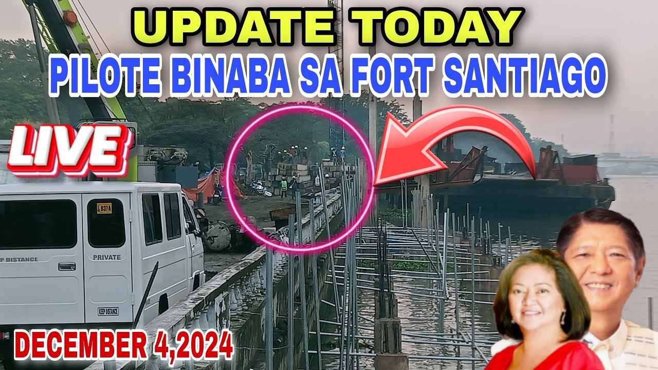LIVE UPDATE ESPLANADE PILOTE BINABA SA FORT SANTIAGO - YouTube