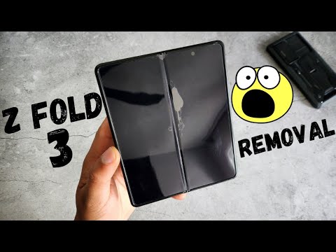 Z Fold 3 Screen Protector After 16 Months... - YouTube