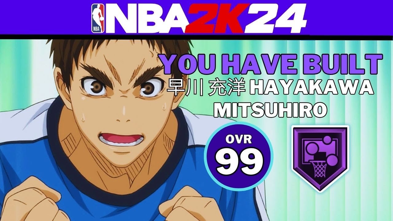 BEST REBOUNDING BUILD??? | NBA 2K24 MITSUHIRO HAYAKAWA BUILD | KUROKO NO BASKET 2K24 - YouTube