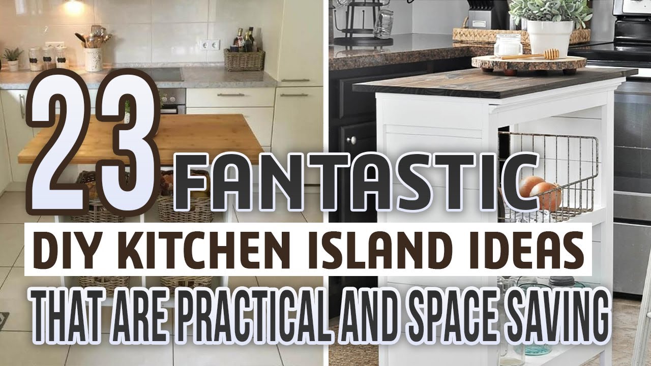 23 Fantastic DIY Kitchen Island Ideas That Are Practical and Space ...
