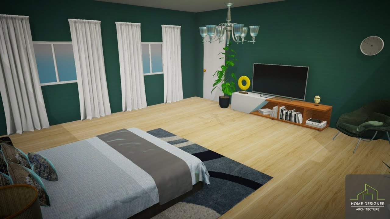 3D Floor Plan - Home Designer - Architecture (Trailer: Bedroom) - YouTube