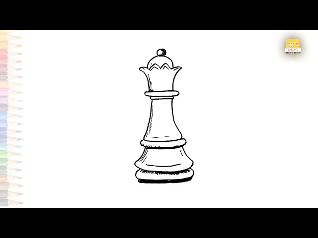 Chess Pieces Queen Drawing 9,300+ Queen Chess Piece Stock