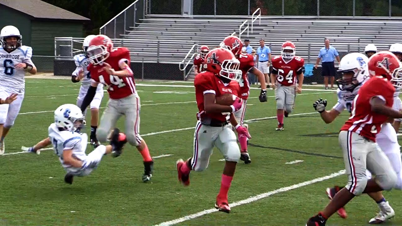 Youth Football Highlights - Allatoona Bucs 12u vs Cambridge - YouTube