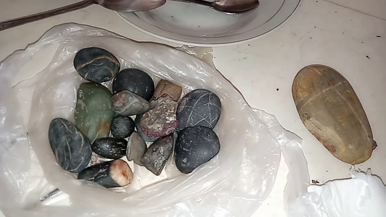 Bahan Baku Asli Batu Akik || Edisi Batu Hitam Samudera Pasee - YouTube