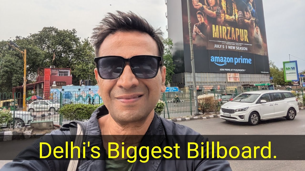 Delhi's biggest billboard is at Green Park. - YouTube