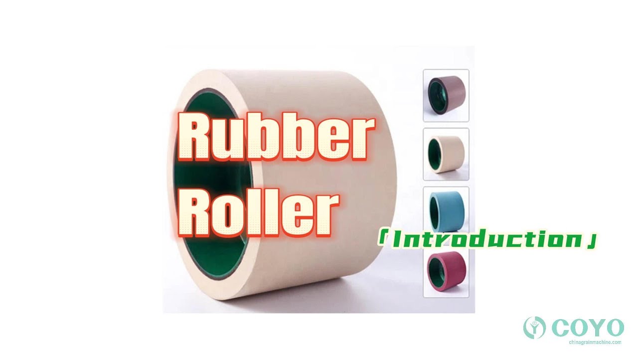 Rice huller rubber roller - YouTube