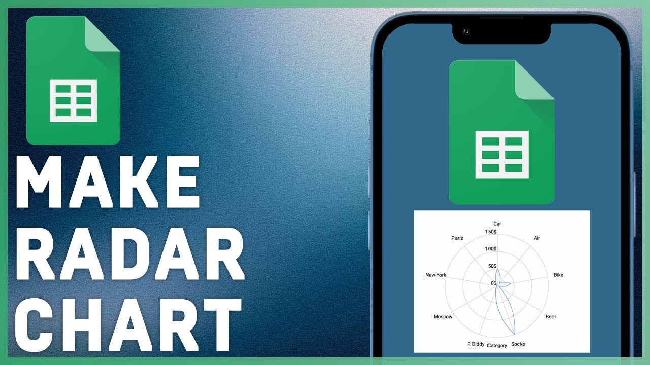 How to Make a Radar Chart in Google Sheets! (Step-by-Step Tutorial ...