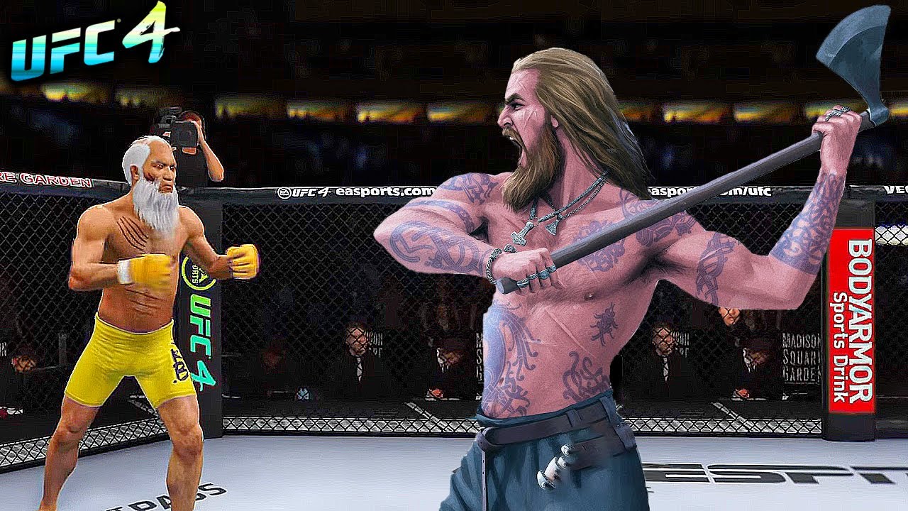 Old Bruce Lee vs. Viking (EA sports UFC 4) - YouTube