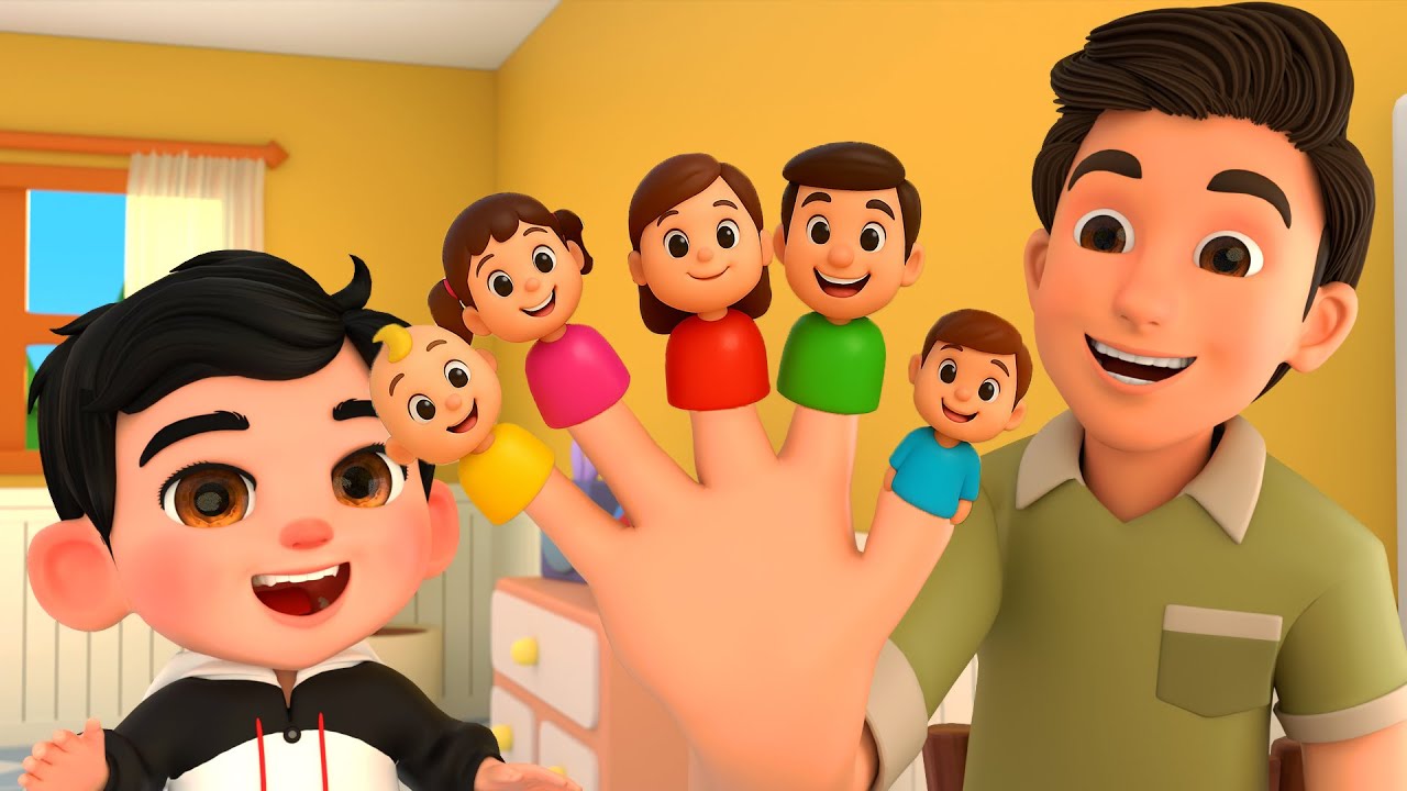 Family Finger Song With Dancing Lollipop | Nursery Rhymes & Baby Songs ...