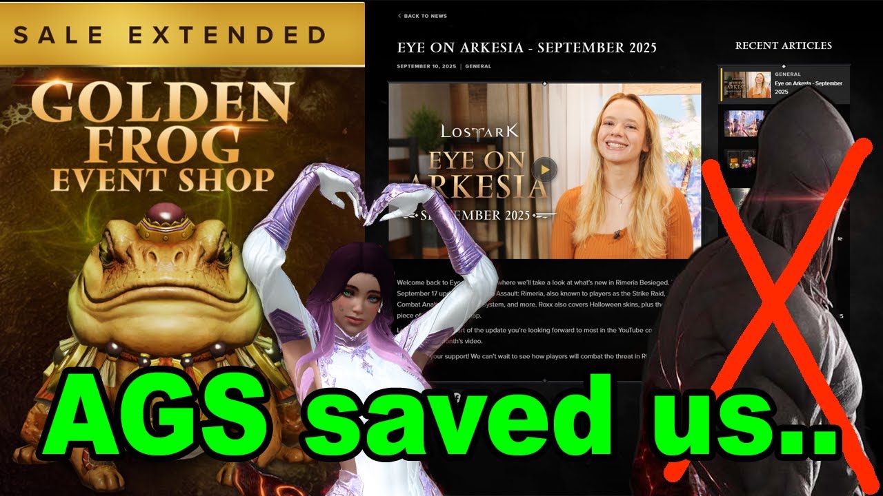 September Lost Ark News! FREE FROM AEGIR! FOREVER...hopefully ...