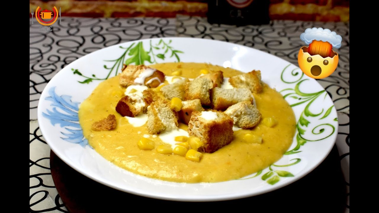 🌽Crema de CHOCLO Fácil y Rápida - Sopas - YouTube