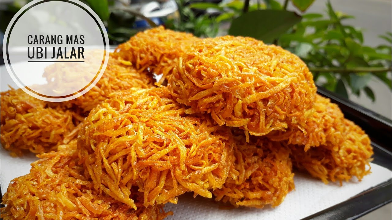 Resep Simple Carang Mas Ubi Jalar Renyah tahan lama||Grubi ubi jalar ...