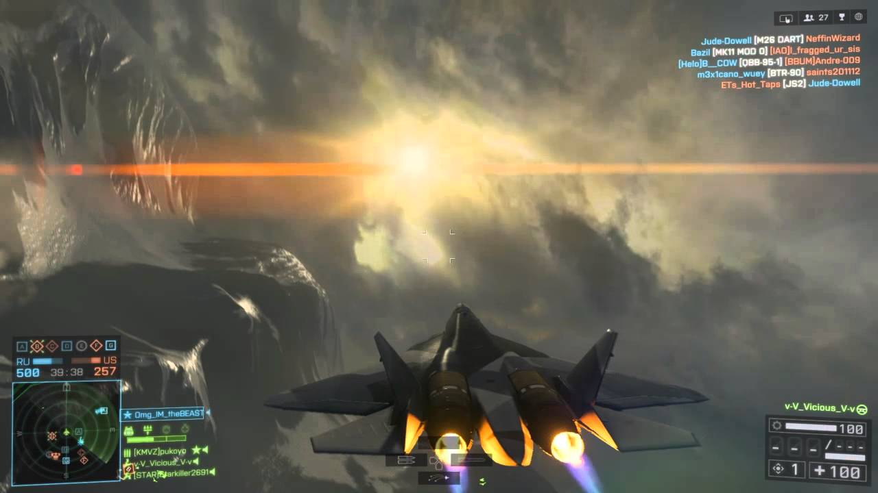 Battlefield 4 stealth jet gameplay ps4 - YouTube