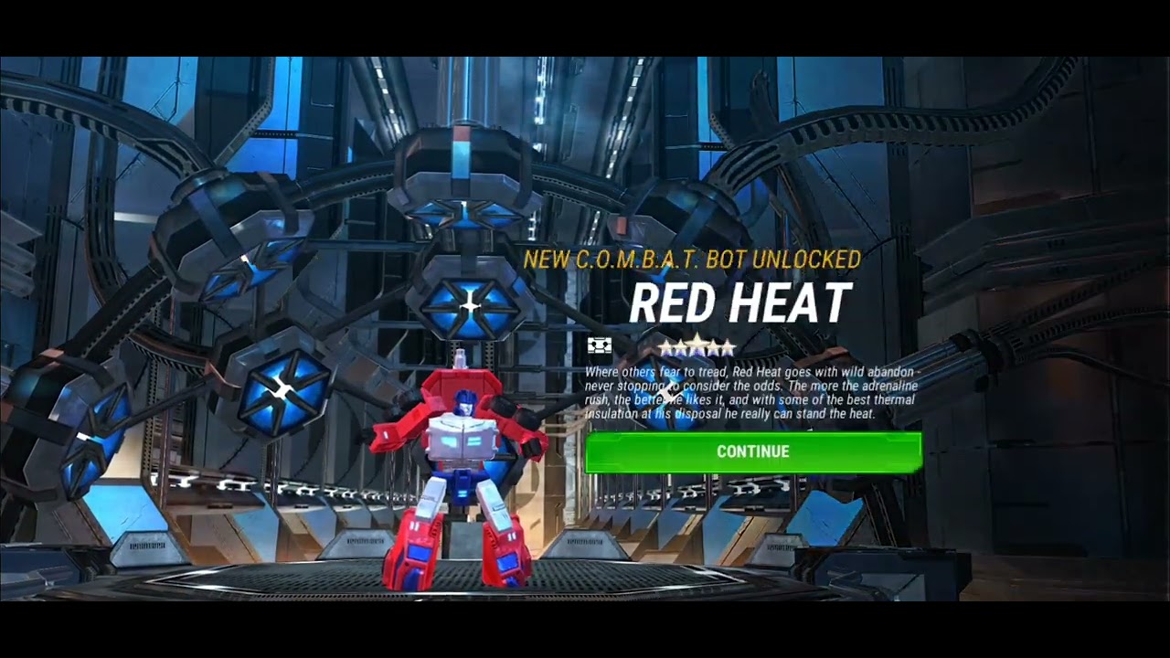 Opening my 5* Red Heat Transformers Earth Wars on January 23rd, 2023 on ...