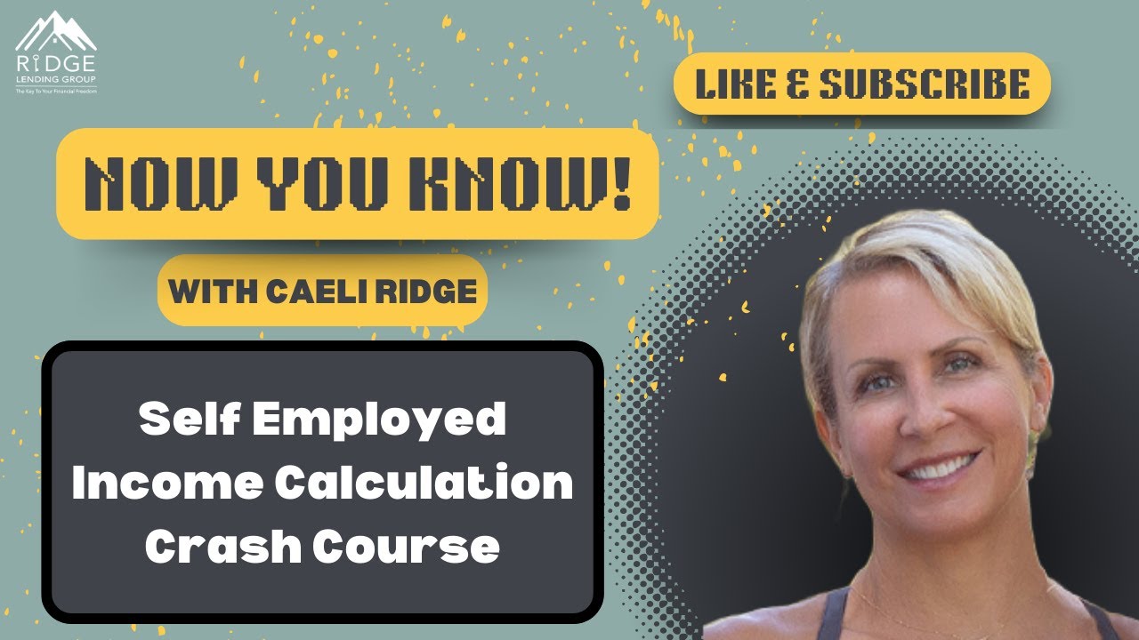 Self Employed Income Calculation Crash Course - YouTube