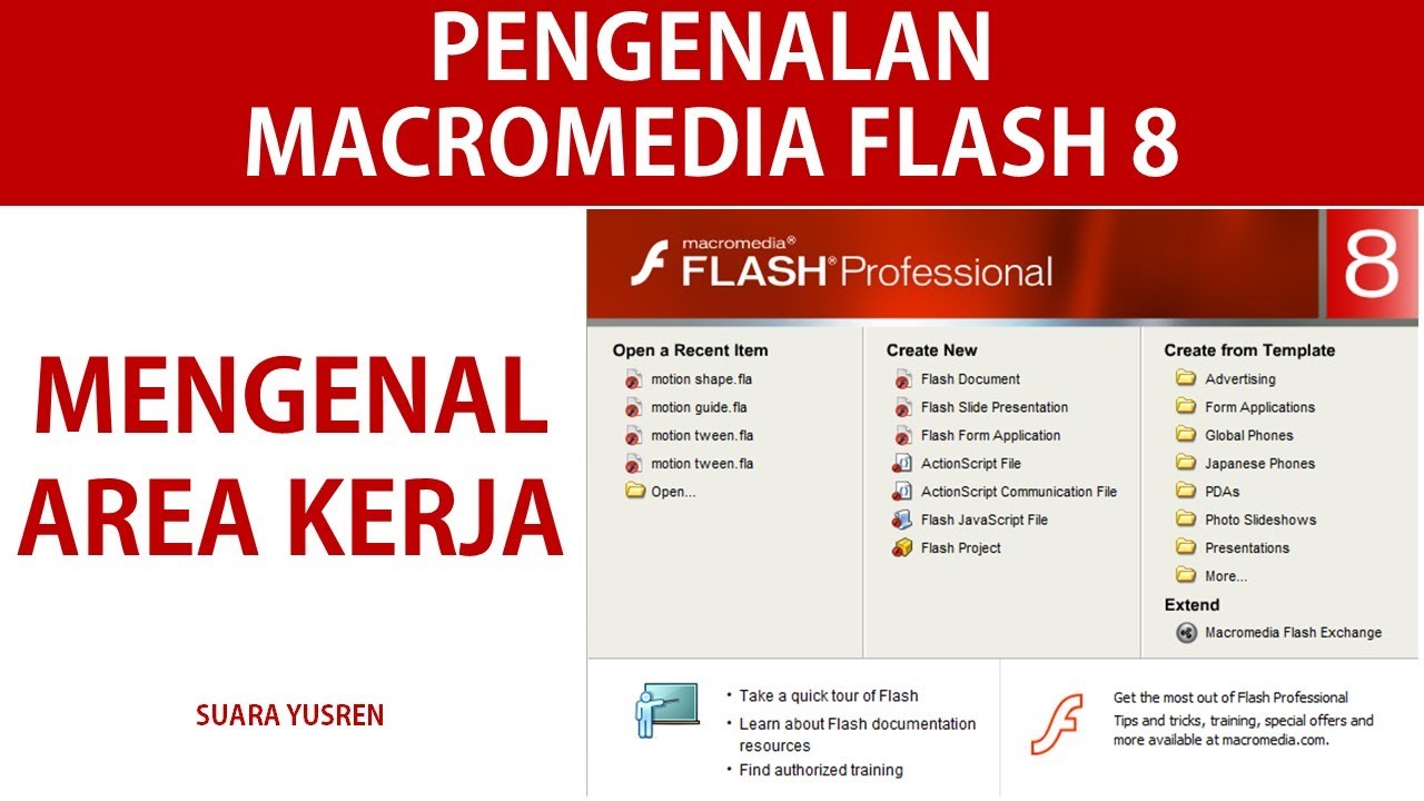 Belajar Macromedia Flash 8 - Mengenal Area Kerja Pada Macromedia Flash ...