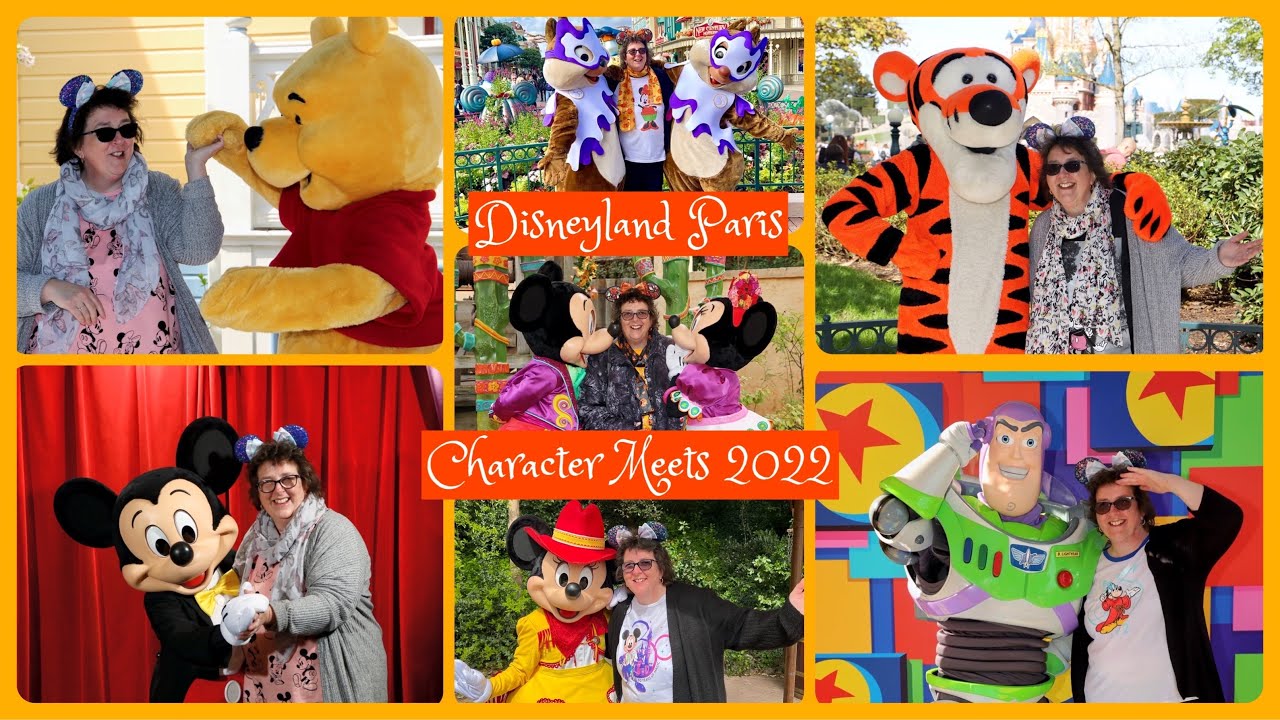 Disneyland Paris | 2022 Character Meet & Greets 🥰😍🤩 - YouTube