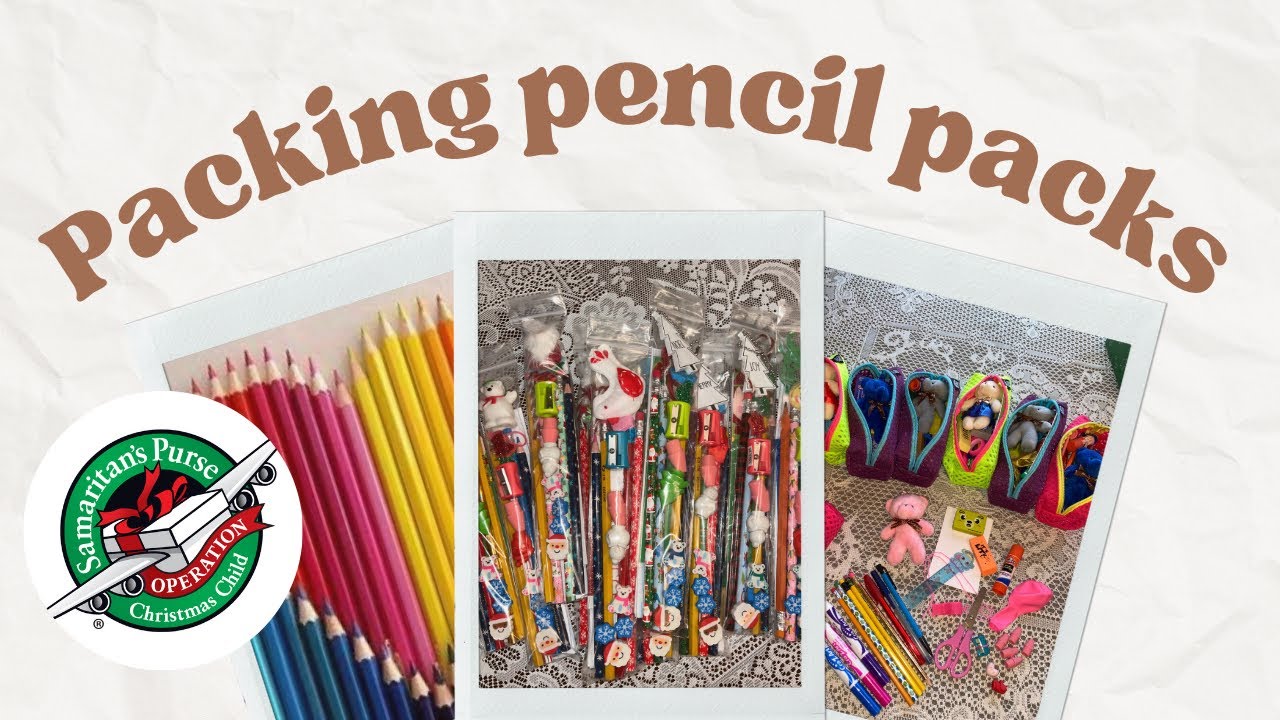 Packing pencil packs with The Pencil Granny & Friends - 2023 - YouTube