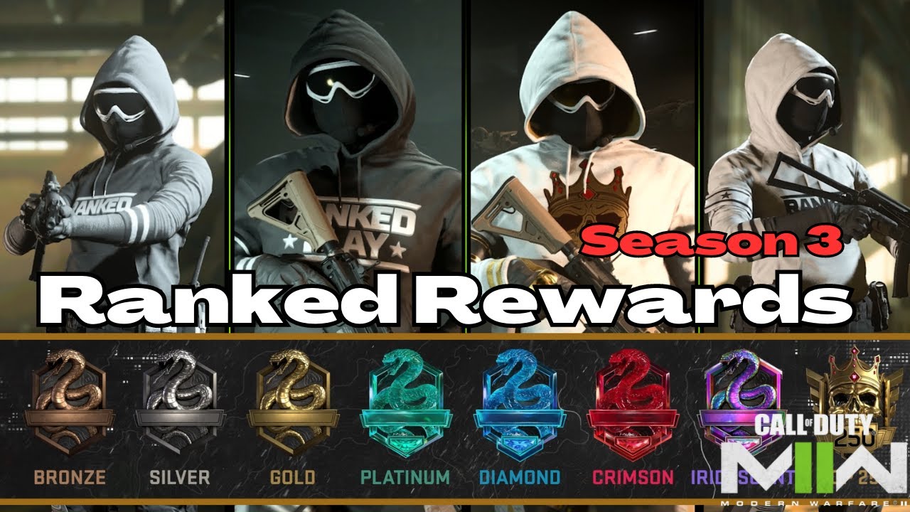 All Modern Warfare 2 Season 3 Ranked Rewards - YouTube