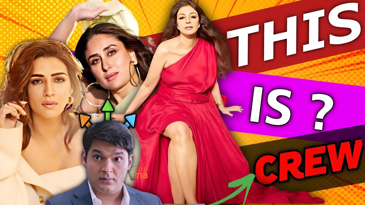 HARMLESS COMEDY😅| Crew movie review | crew 2024 movie review | The crew ...